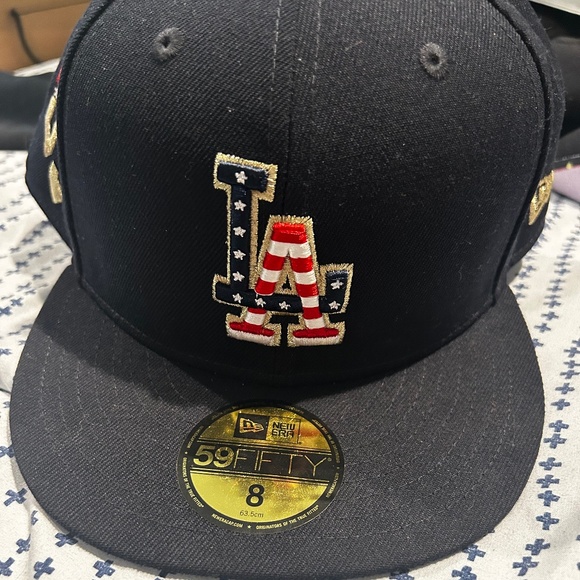 New Era | Accessories | New Era Fitted La Hat Americanstyle La Letters ...